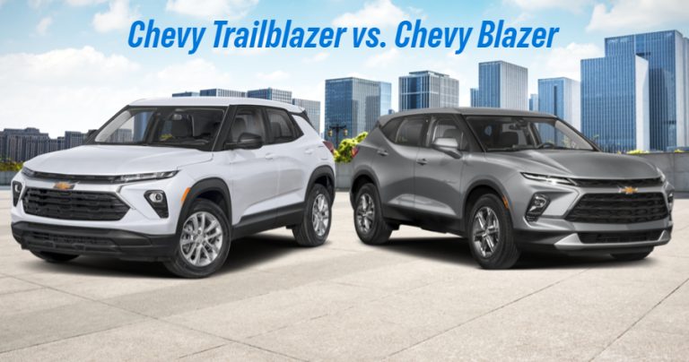 2024 Chevrolet Blazer Vs 2024 Chevrolet Trailblazer